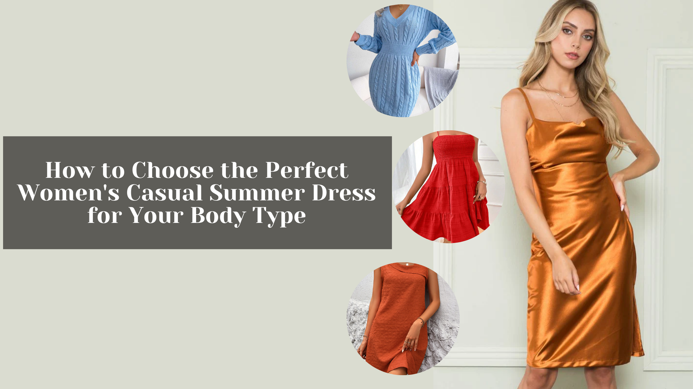 How to Choose the Perfect Women's Casual Summer Dress for Your Body Ty ...
